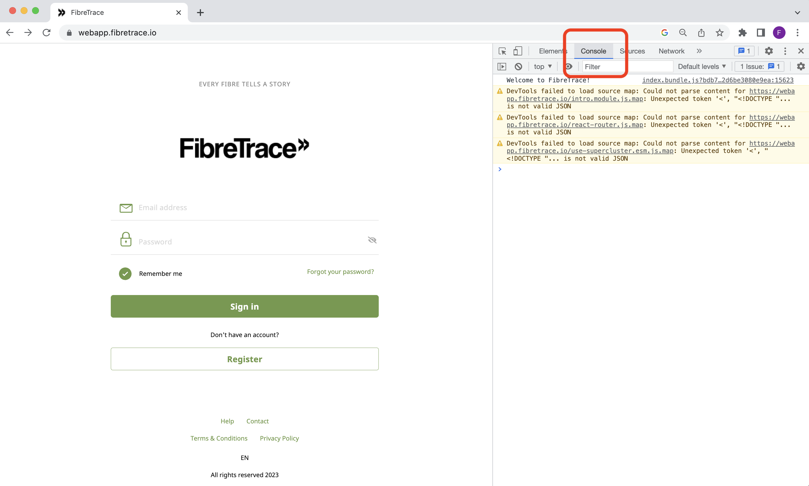 Unable to connect or Blank Screen on FibreTrace® – FibreTrace Help Centre