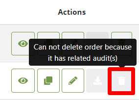 How to delete an Order? – FibreTrace Help Centre