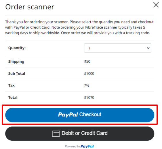 How to order scanners? – FibreTrace Help Centre