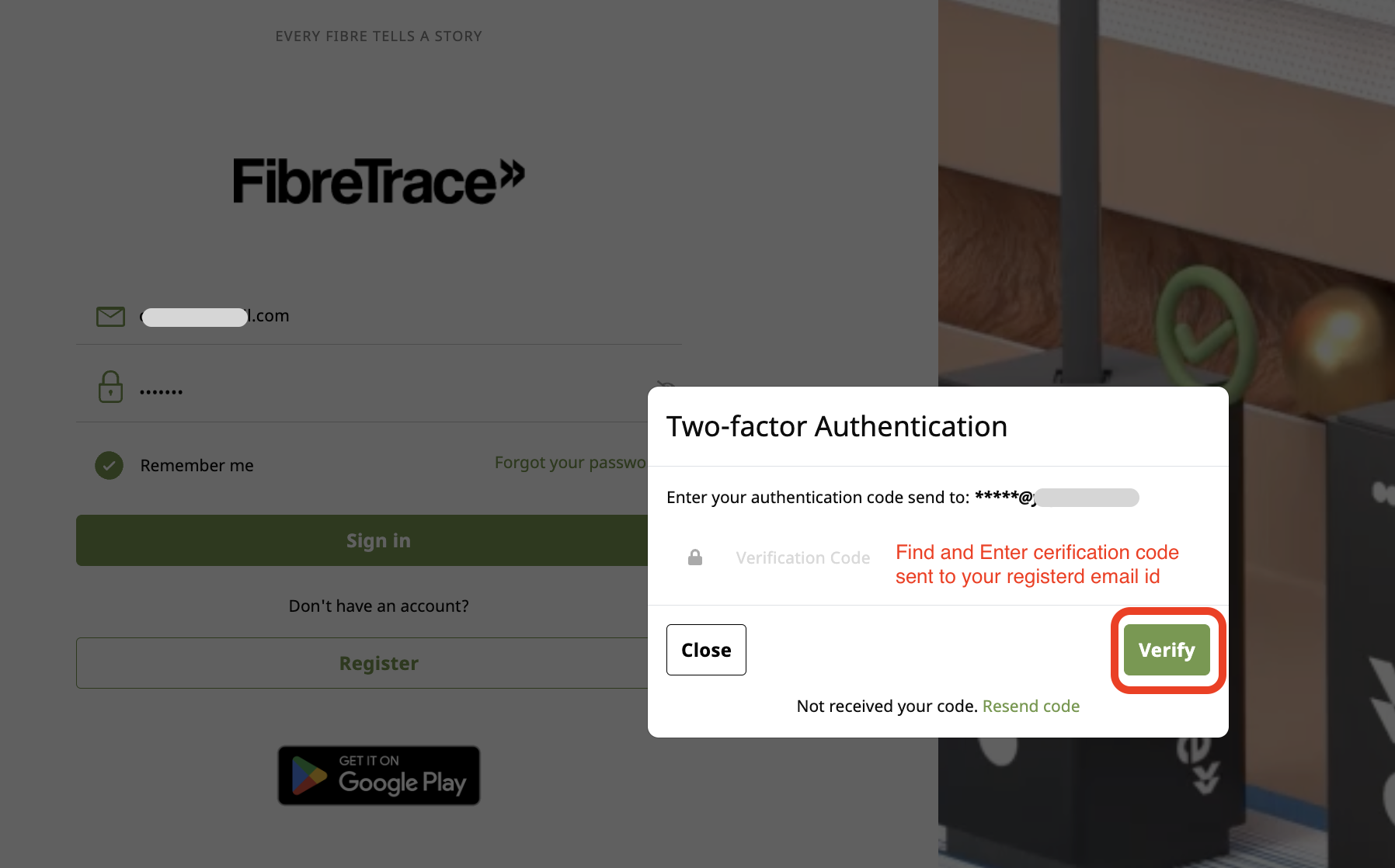 How to register on the FibreTrace® Platform – FibreTrace Help Centre